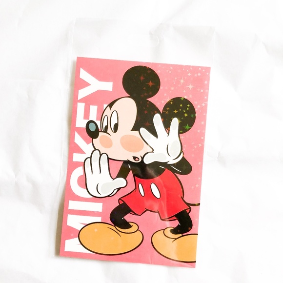 Disney | Office | Disney Sparkle Mickey Mouse Postcard | Poshmark